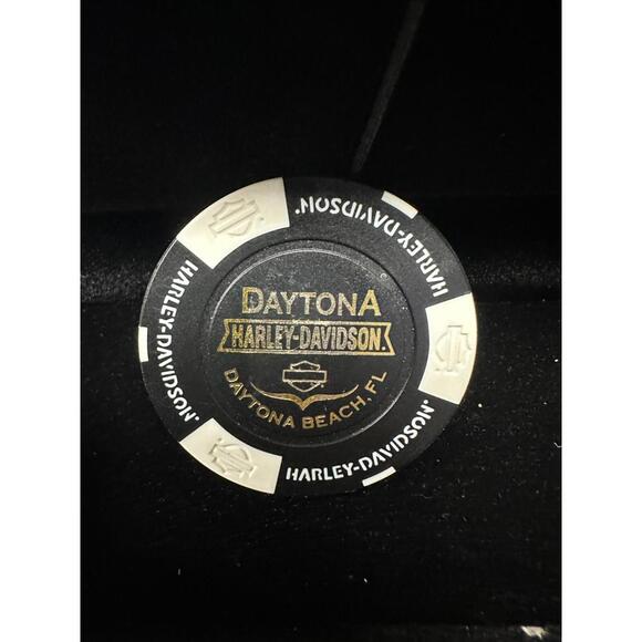 Other | Harley Davidson Poker Chip Daytona Beach 75 Th Bike Week ...
